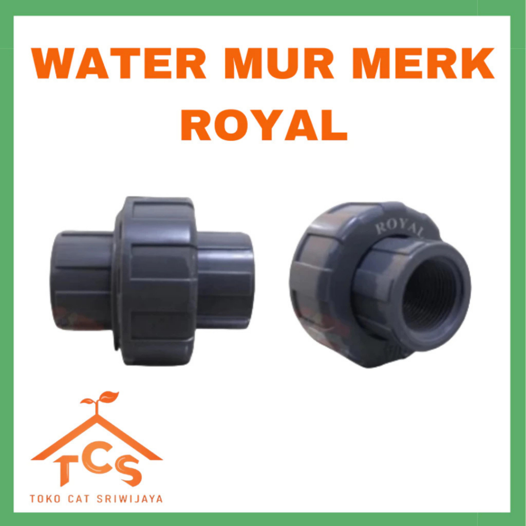 Jual WATER MUR MERK ROYAL 1/5 3/5 1 1.5 INCI UKURAN LENGKAP PREMIUM ...