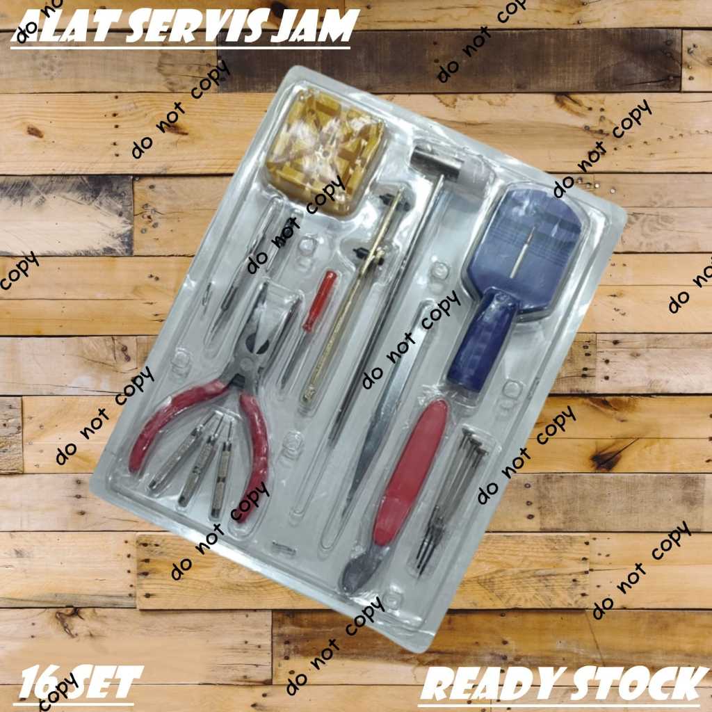 Jual Perlengkapan Alat Perbaikan Tool Service Servis Pembuka Jam Tangan ...