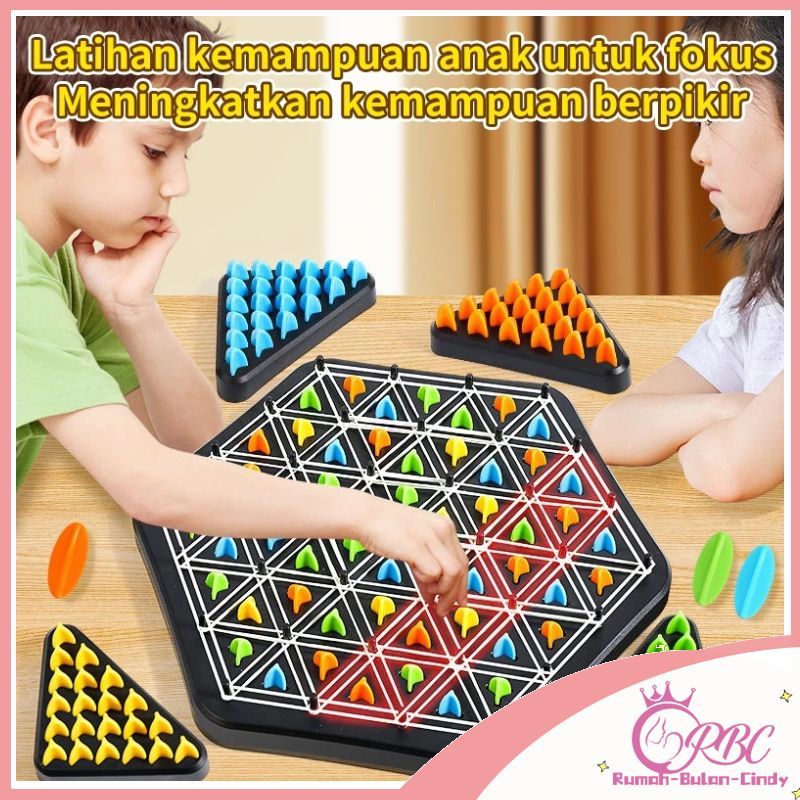 Jual [Penjual Lokal] Chain Triangle Multiplayer Puzzle Board Game ...