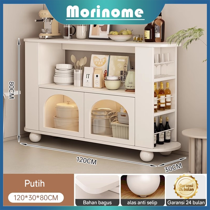 Jual 80/100/120cm(Anti Rayap) Lemari Dapur Bufet Minimalis Meja Makan ...