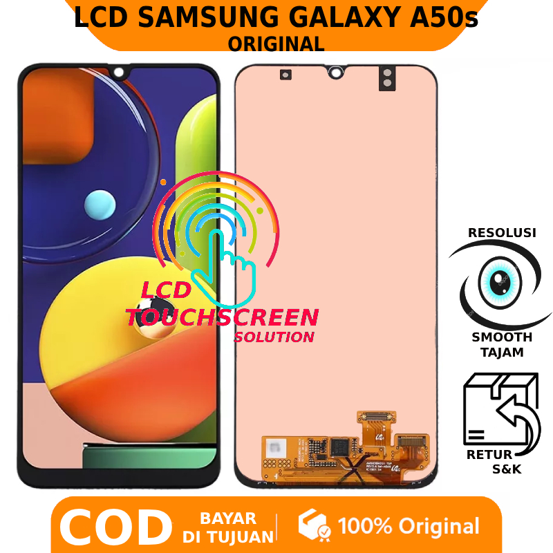 Jual LCD TOUCHSCREEN SAMSUNG GALAXY A50s ORIGINAL GARANSI FREE LEM ...