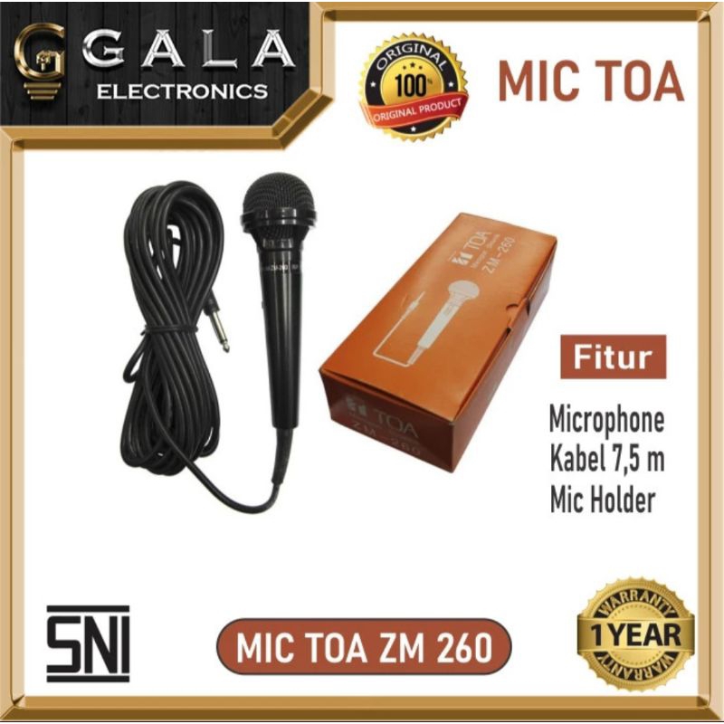 Jual Mic TOA ZM 260 (Kabel) | Shopee Indonesia