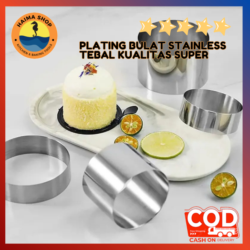 Jual CETAKAN RING ROTI / PLATING BULAT STAINLESS TEBAL KUALITAS SUPER ...