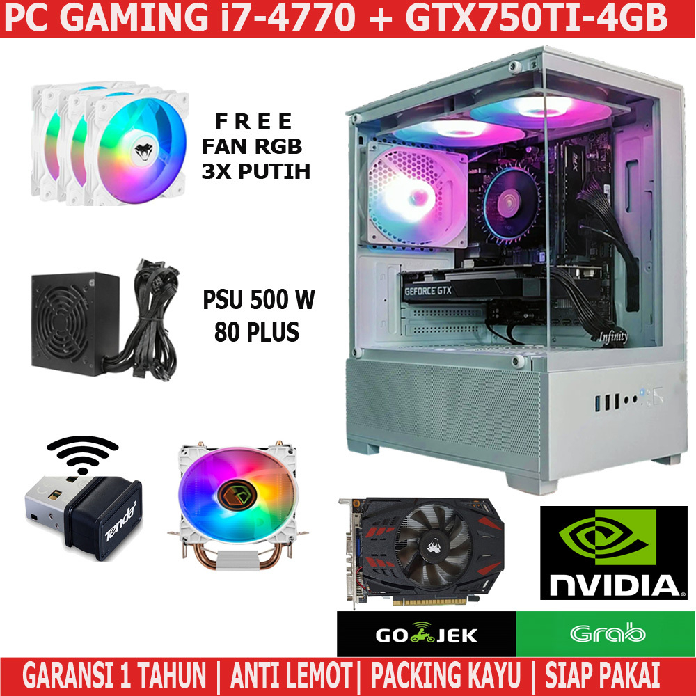 Jual PROMO PC/CPU RAKITAN KOMPUTER GAMING i7-4770 / i5-4570 / i5-3470 / i7-3770 / i5-2400 / VGA ...
