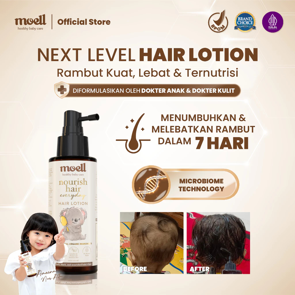 Jual Moell Hair Lotion 100ml - Citra Susu | Shopee Indonesia
