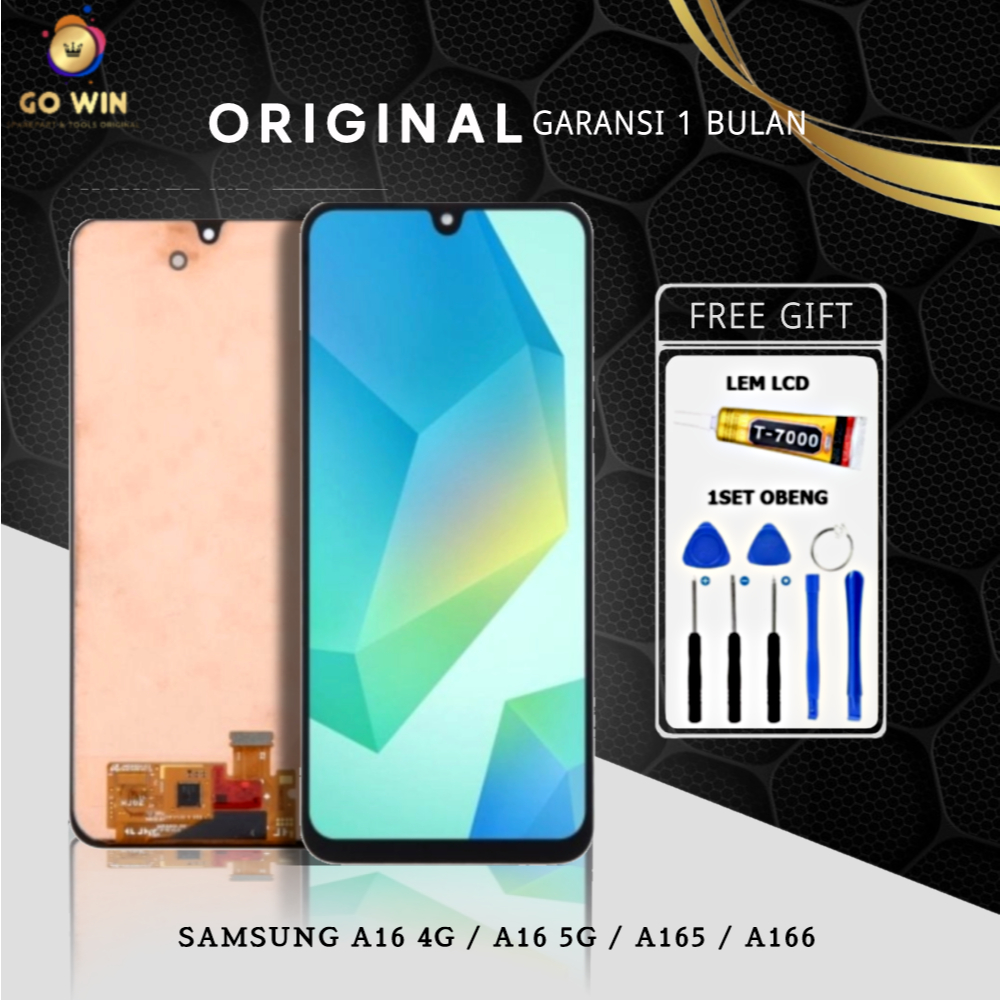 Jual ORIGINAL LCD SAMSUNG A16 4G / A16 5G / A165 / A166 FULLSET ...