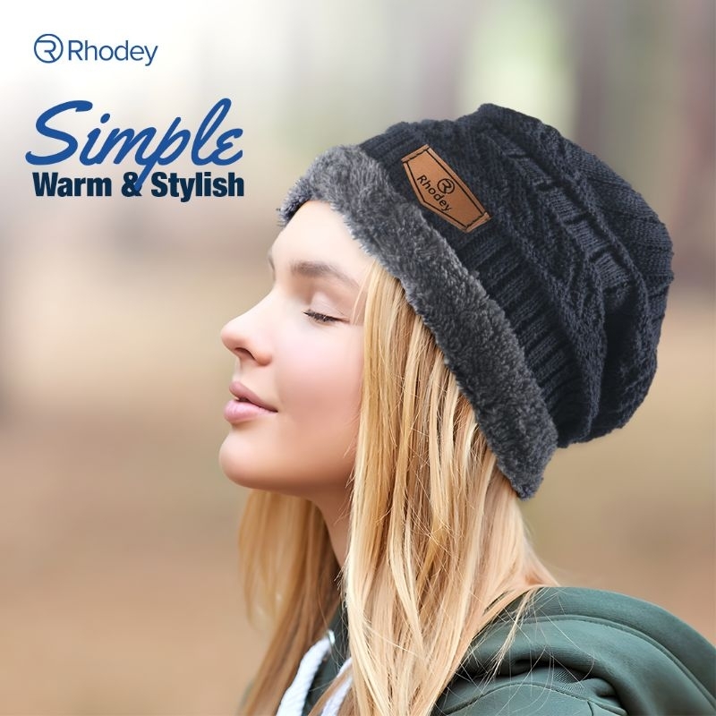 Jual Kupluk Pria Wanita Kupluk Wool Topi Kupluk Outdoor Dewasa Winter ...