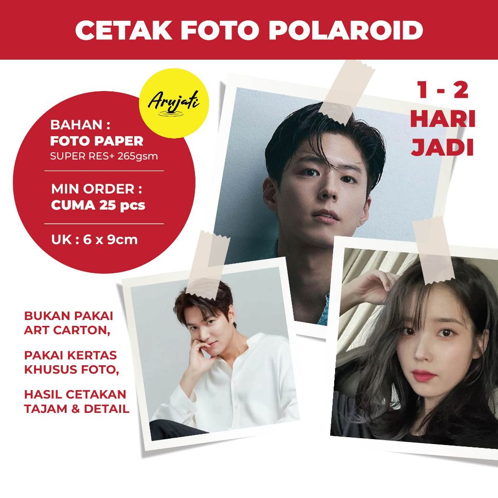 Jual Arujati - Cetak Foto 2R Polaroid Custom Freebies / Polaroid Photos ...