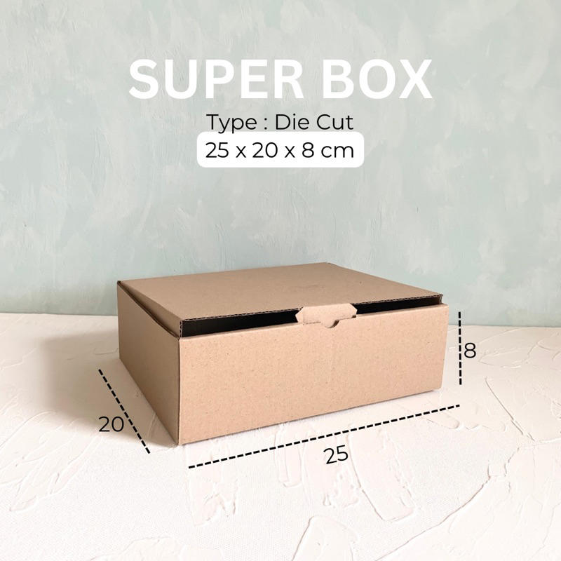 Jual Die Cut Box - 25x20x8cm / Dus Karton Packaging / Box Packaging ...