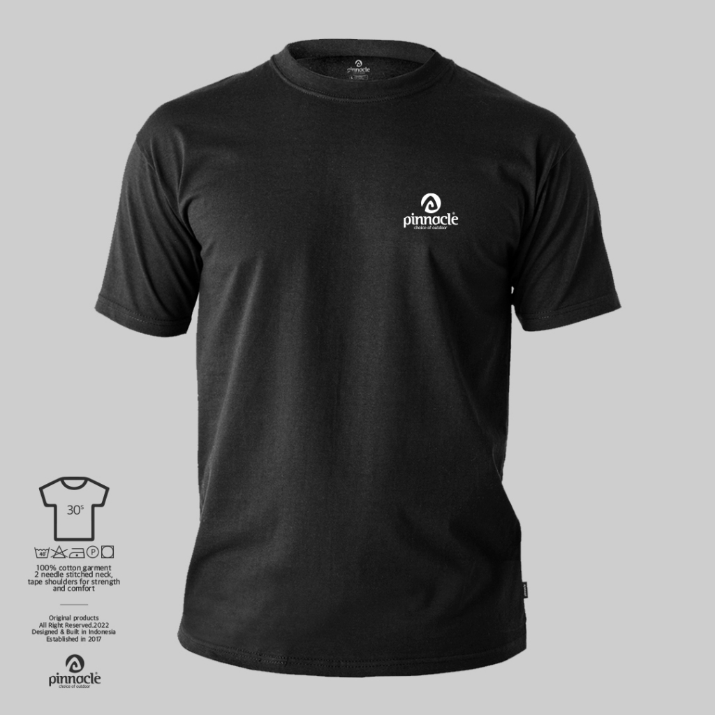 Jual Pinnacle Pro Official T-Shirt Blue Valley - Black | Shopee Indonesia