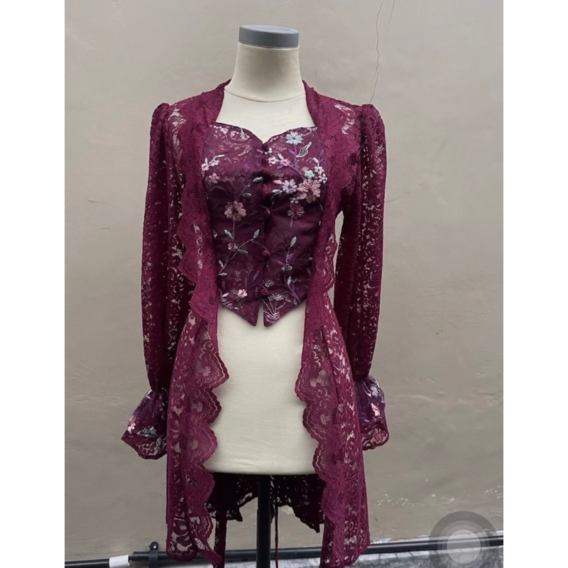 Jual KEBAYA KUTUBARU HASTRA BIG SIZE.SIZE BESAR, SIZE JUMBO/KEBAYA ...
