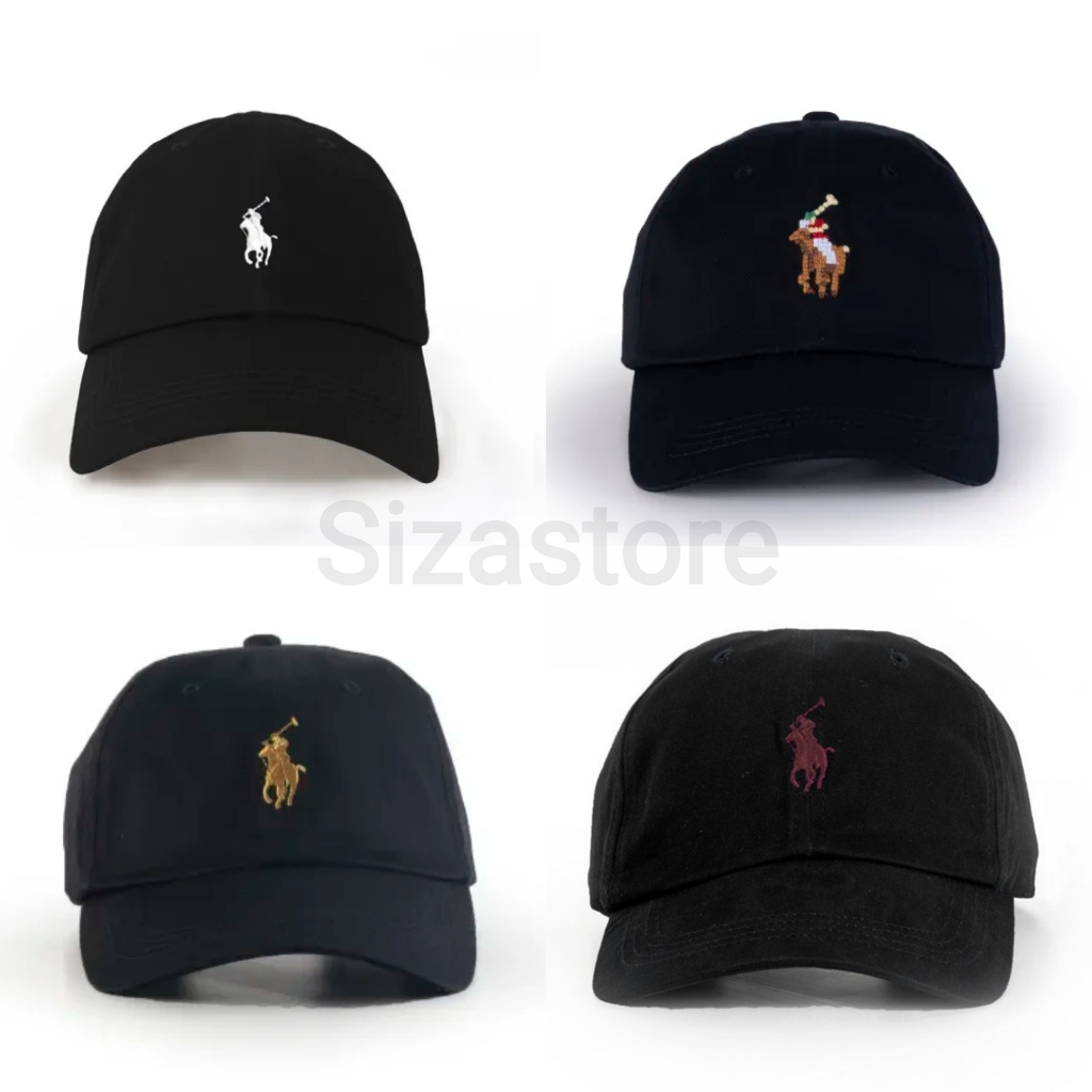 Jual Topi Polo Official Indonesia Hitam / Black Series 100% Katun ...