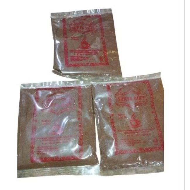 Jual 100 gram BuBuk kopi halus Aceh ( cap surya kopi) 1 ons | Shopee ...