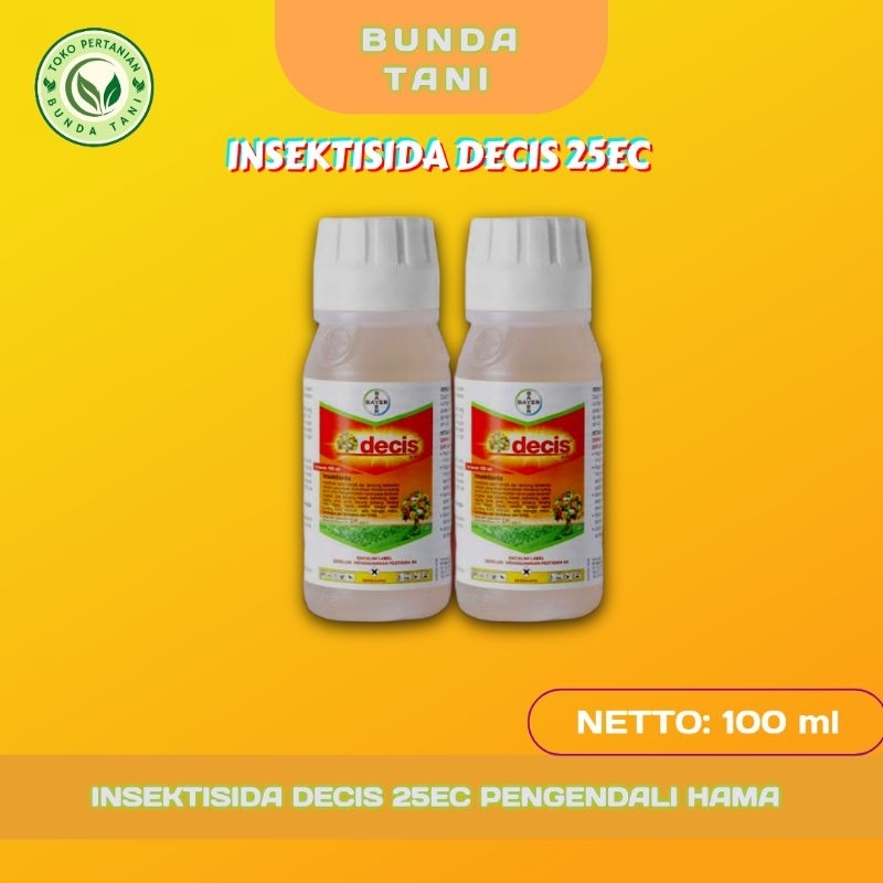 Jual Decis 25ec insektisida pestisida pengendali hama isi 100 ml ...