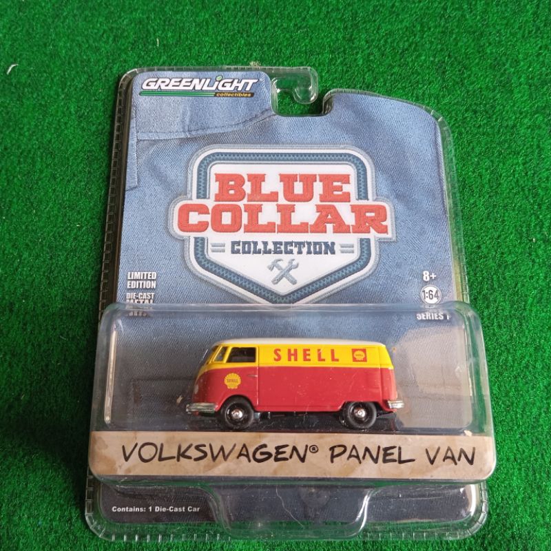 Jual Greenlight Volkswagen panel Van shell blue collar collection GL ...