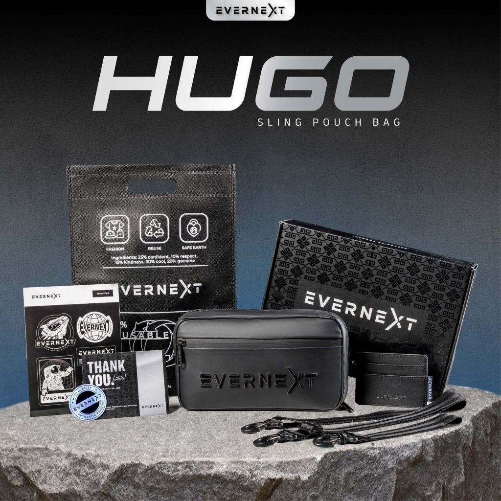 Jual Evernext - Clutch Bag Pria Anti Air Multifungsi 3IN1 Sling Bag ...