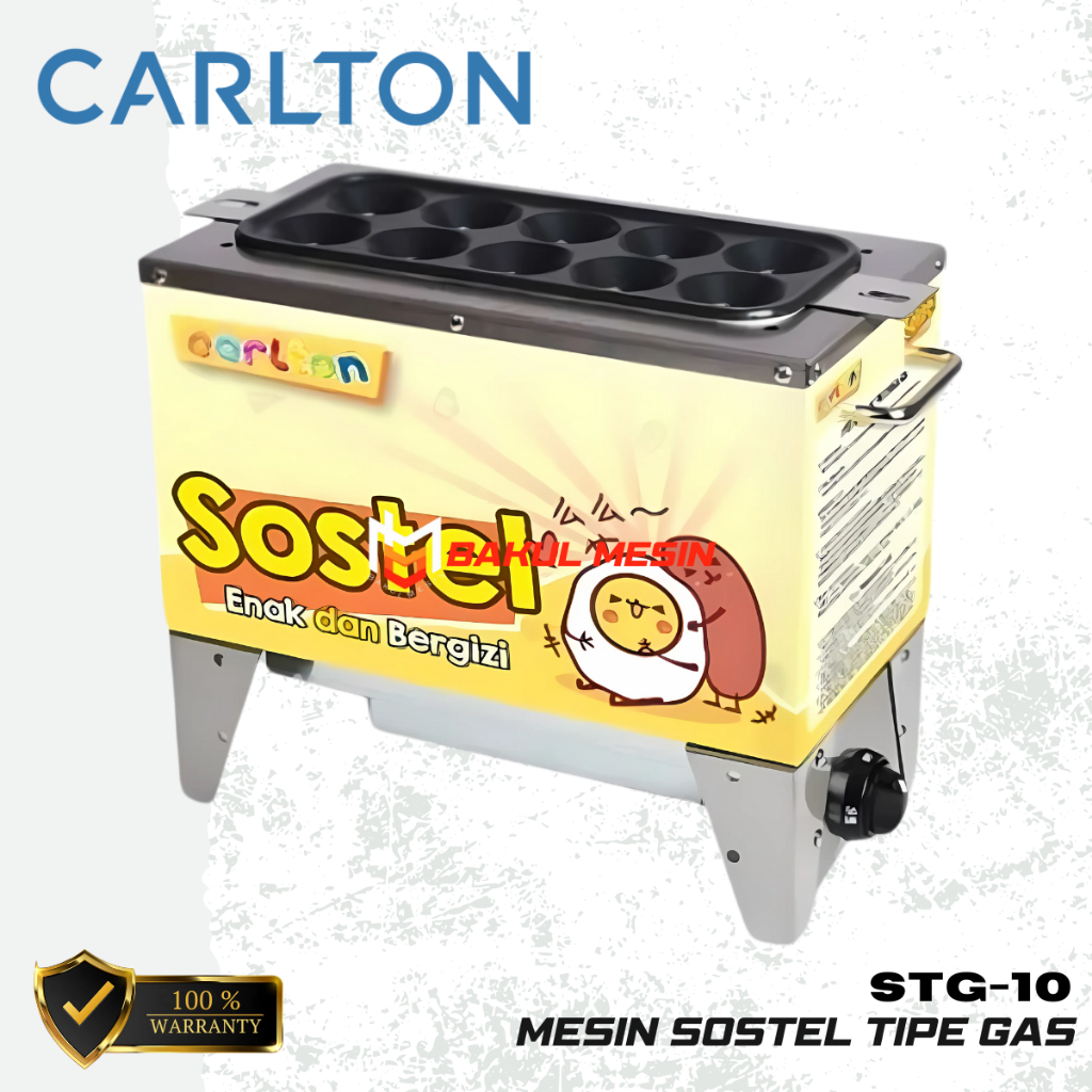 Jual CARLTON STG-10 Mesin Sostel Gas STG 10 Pembuatan Sosis Telur Gas ...