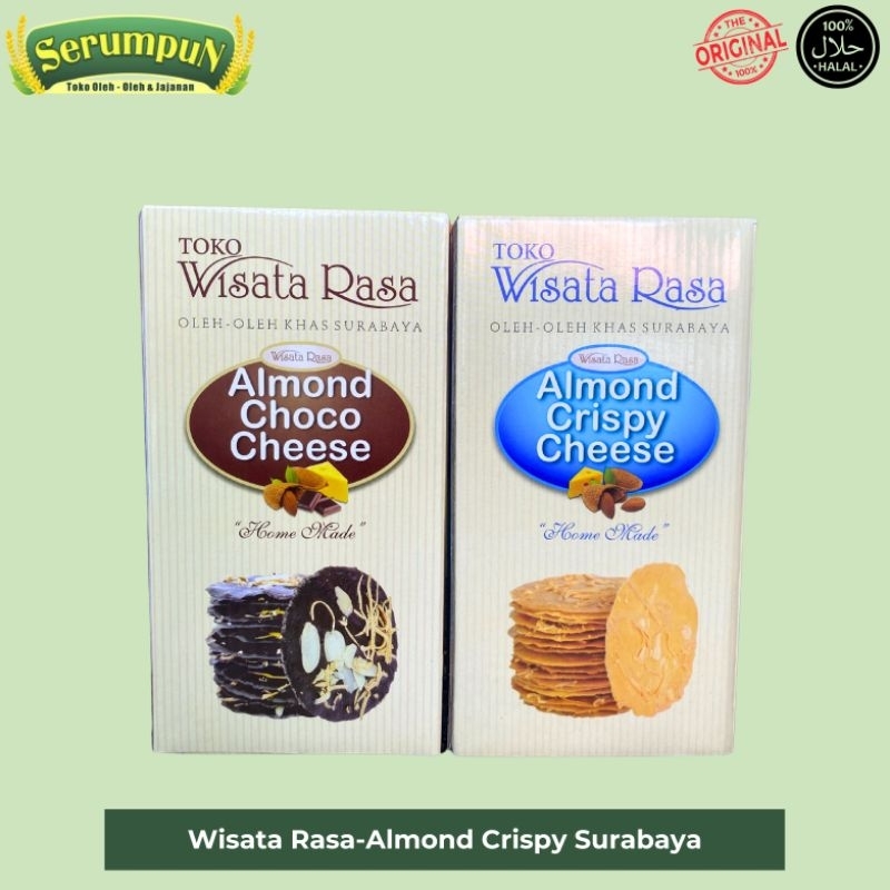 Jual Almond Crispy Cheese-Wisata Rasa | Oleh-oleh Khas Surabaya | Snack ...