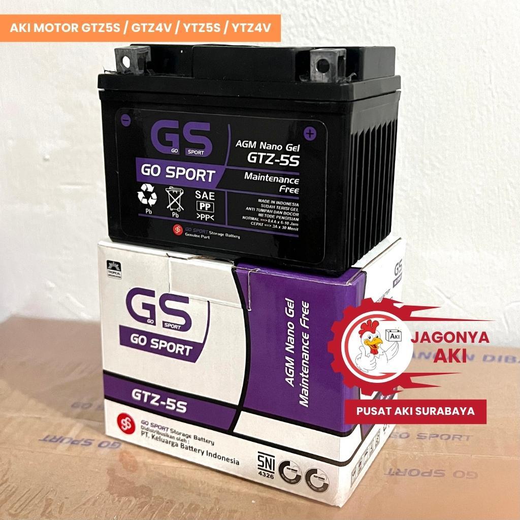 Jual Aki Accu Kering Motor MF GTZ5S GS/Torpedo/Alkalin Honda Beat Vario ...