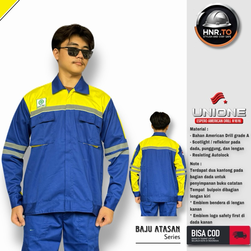 Jual Baju Wearpack Safety/Pakaian kerja Proyek/APD /K3 / lengan panjang ...
