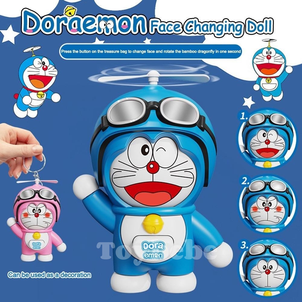 Jual Doraemon New Toys Cute Face Changing Mainan Doraemon Lucu Mainan ...