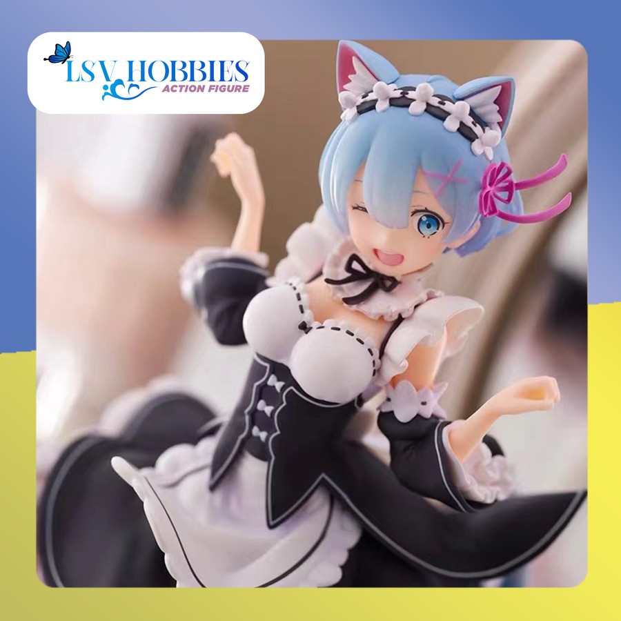 Jual Rezero Rem Action Figure Cat Ver Rem Non Official | Shopee Indonesia
