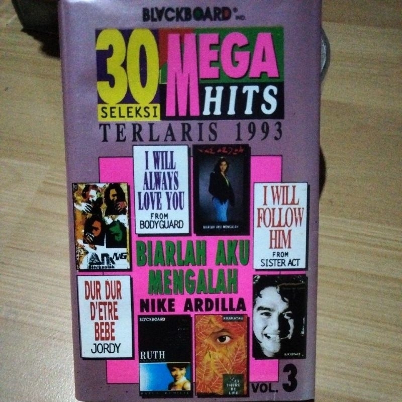 Jual kaset pita full box original TOP MULUS"30 MEGA SELEKSI HITS" | Shopee Indonesia