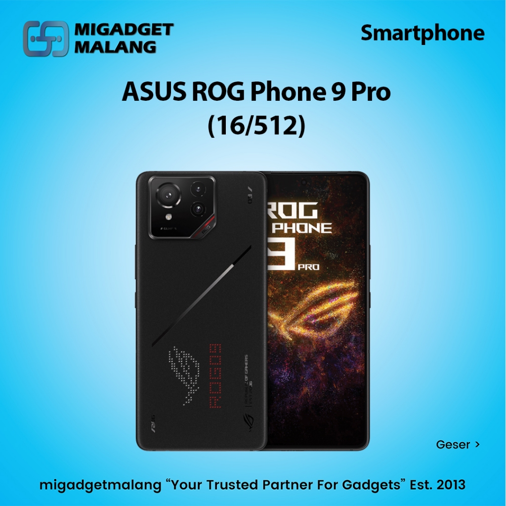 Jual ASUS ROG Phone 9 Pro 16/512 Snapdragon 8 Elite 5800mAh 65W IP68 | Shopee Indonesia