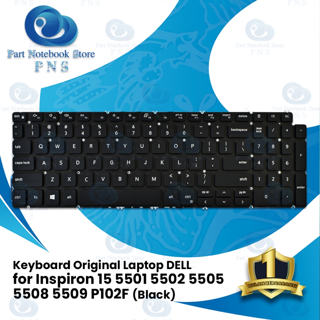 Jual Keyboard Original Laptop For 15 5501,15 5502 (Black No Backlight) | Shopee Indonesia