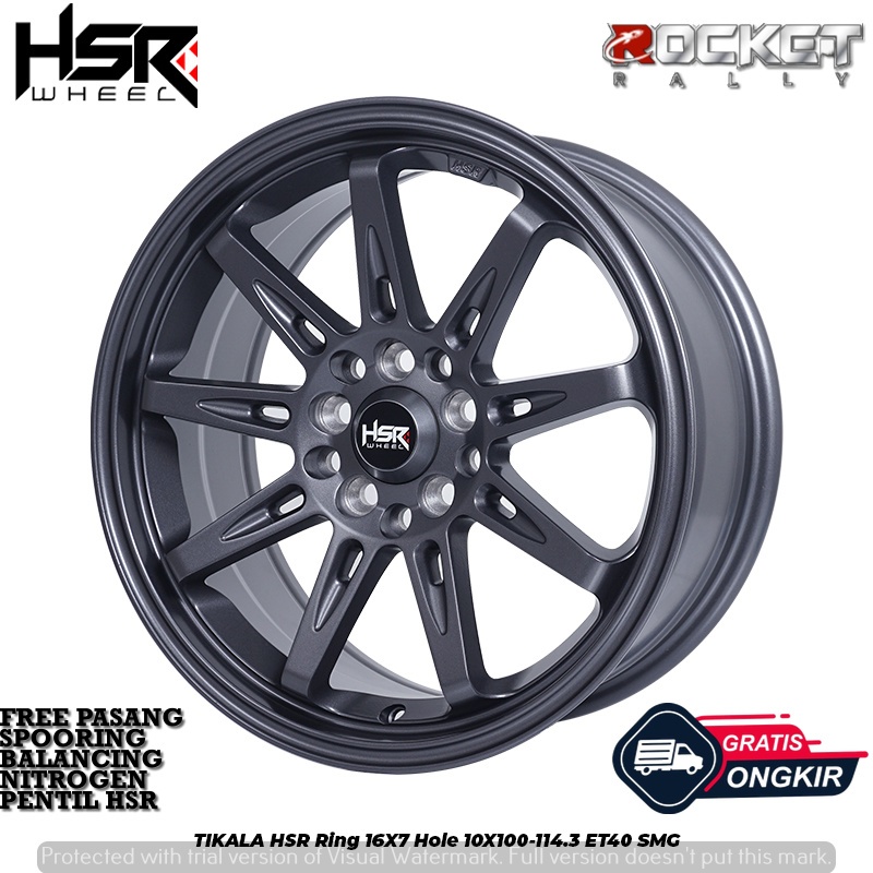 Jual Velg HSR TIKALA Ring 16 Cocok buat mobil Xpander Ertiga Sienta Altis Innova BRV Corona ...