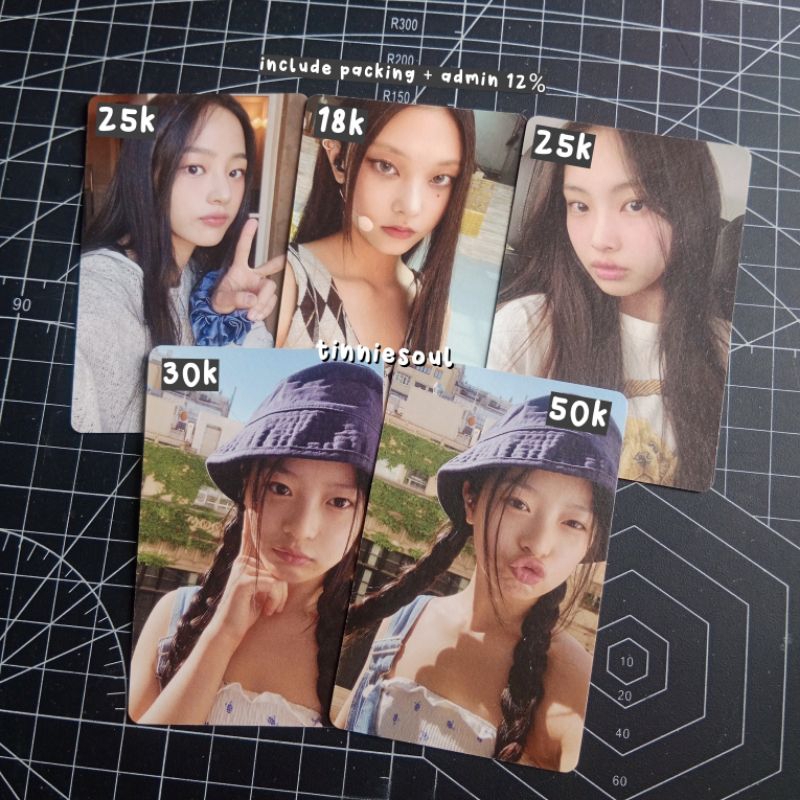 Jual Photocard PC NJZ Newjeans Minji Hanni Haerin Hyein | Shopee Indonesia