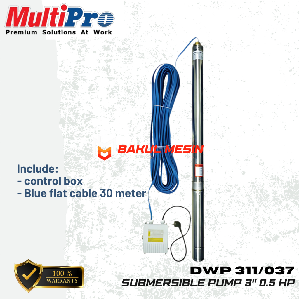 Jual Multipro Pompa Air Pompa Satelit Submersible Pump 3" 0.5HP ...