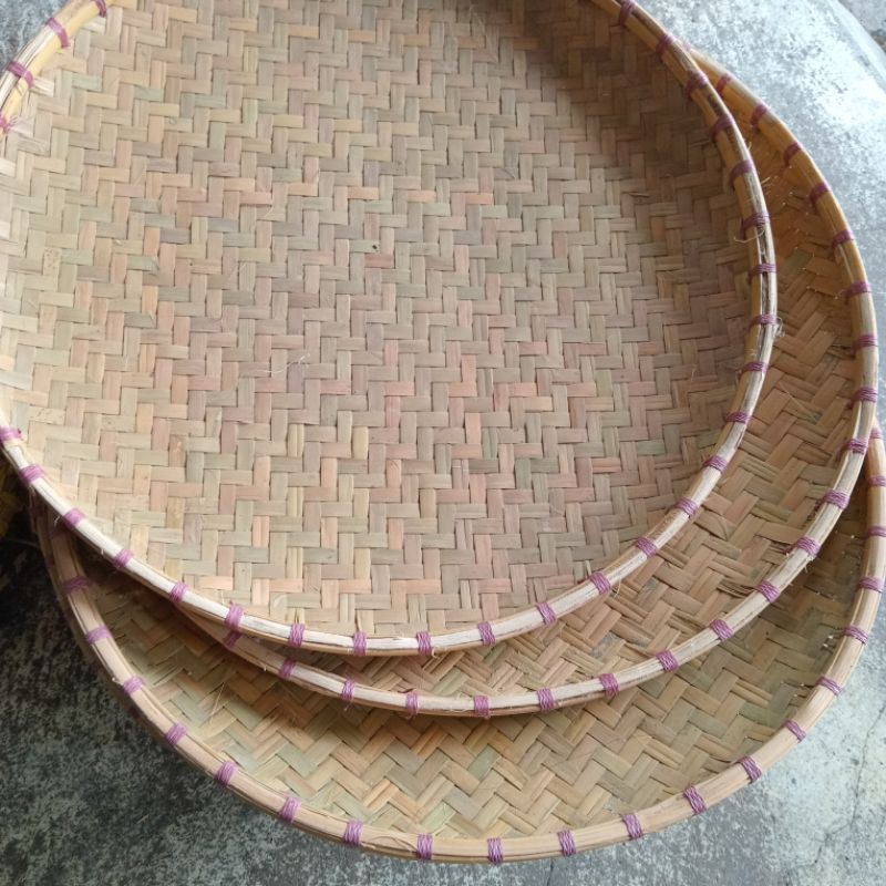 Jual ( COD) tampah besar / pattapi beras / anyaman bambu (ukuran besar ...