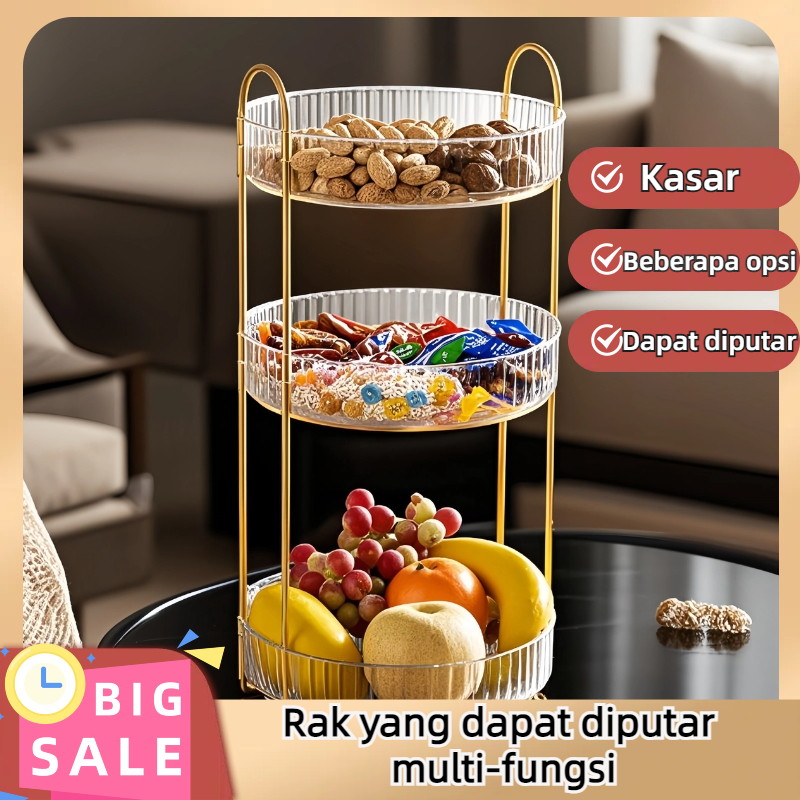 Jual Rak penyimpanan dapur Kotak yang dapat diputar 360 derajat Rak ...