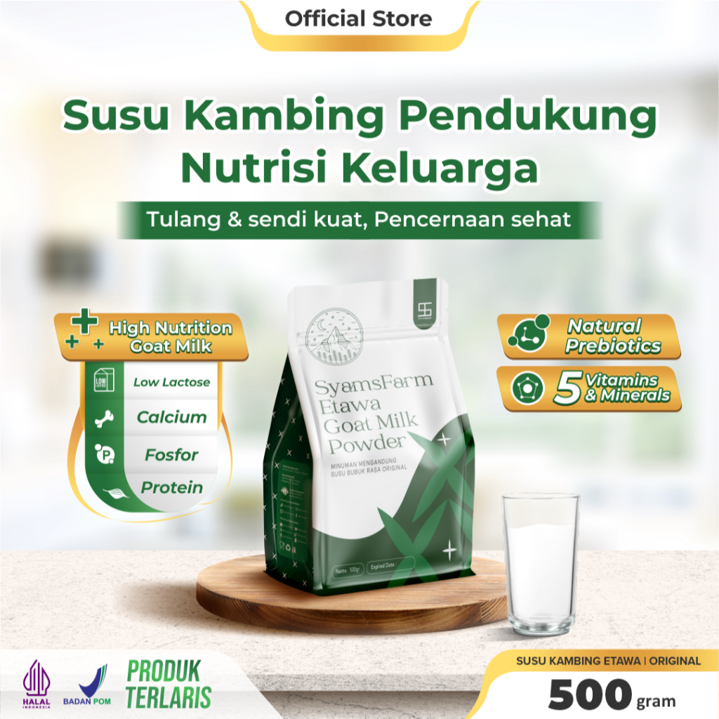 Jual Goata - Ternak Syams Susu Kambing Etawa Bubuk Rasa Original 500 ...