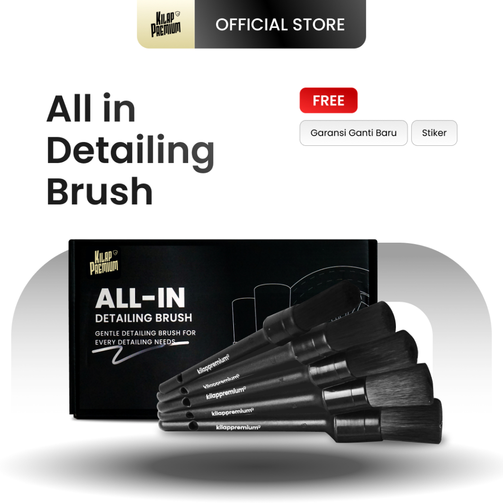 Jual Kilap Premium - Detailing Brush Mobil & Motor, Kuas Pembersih ...