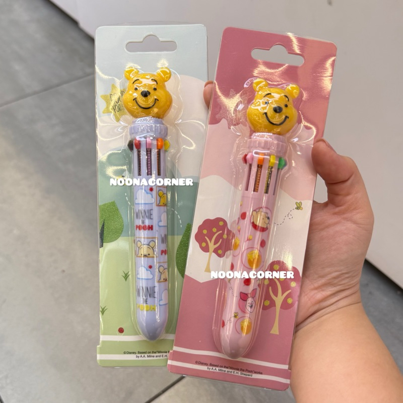 Jual Ohsome x Disney ‼️ Ballpoint Gel / Pulpen Ten Color Disney Winnie ...