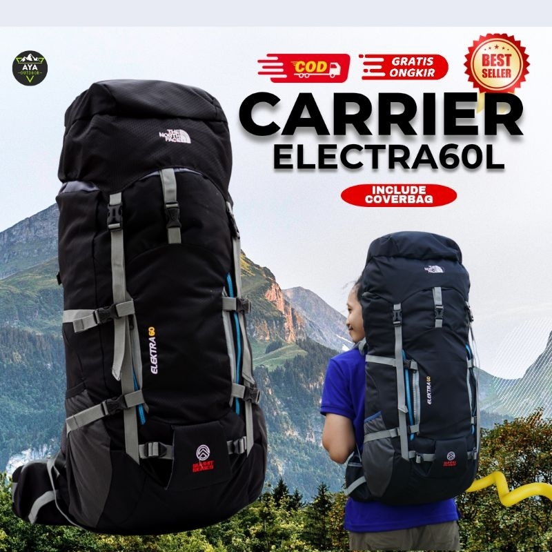 Jual [ TERMURAH ] TAS CARRIER RANSEL GUNUNG 45 LITER OUTDOOR PENDAKI ...