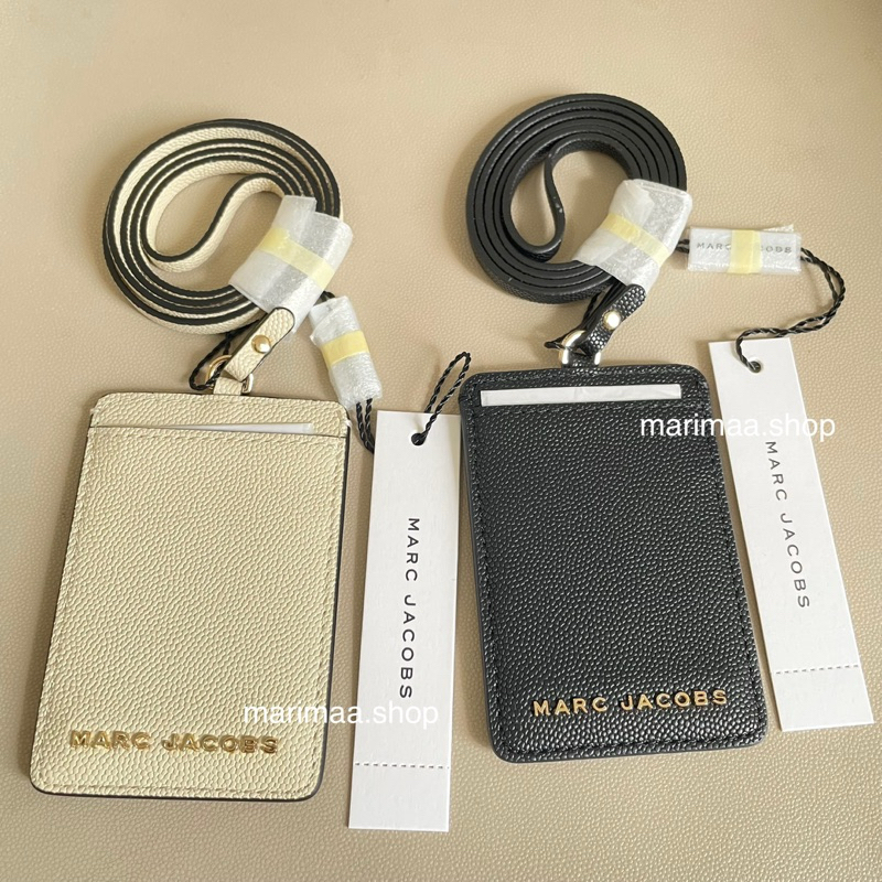 Jual Lanyard id card marc jacobs mj original black marshmallow name tag ...