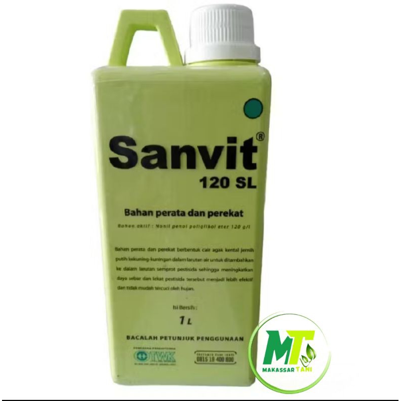 Jual Sanvit 120 SL 1 kg Perekat Perata Pembasah Pestisida, fungisida ...