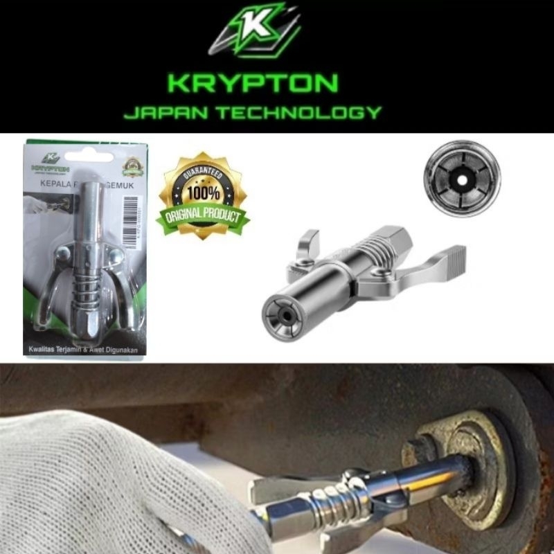 Jual krypton kepala Grease gun / pompa gemuk high quality standart ...