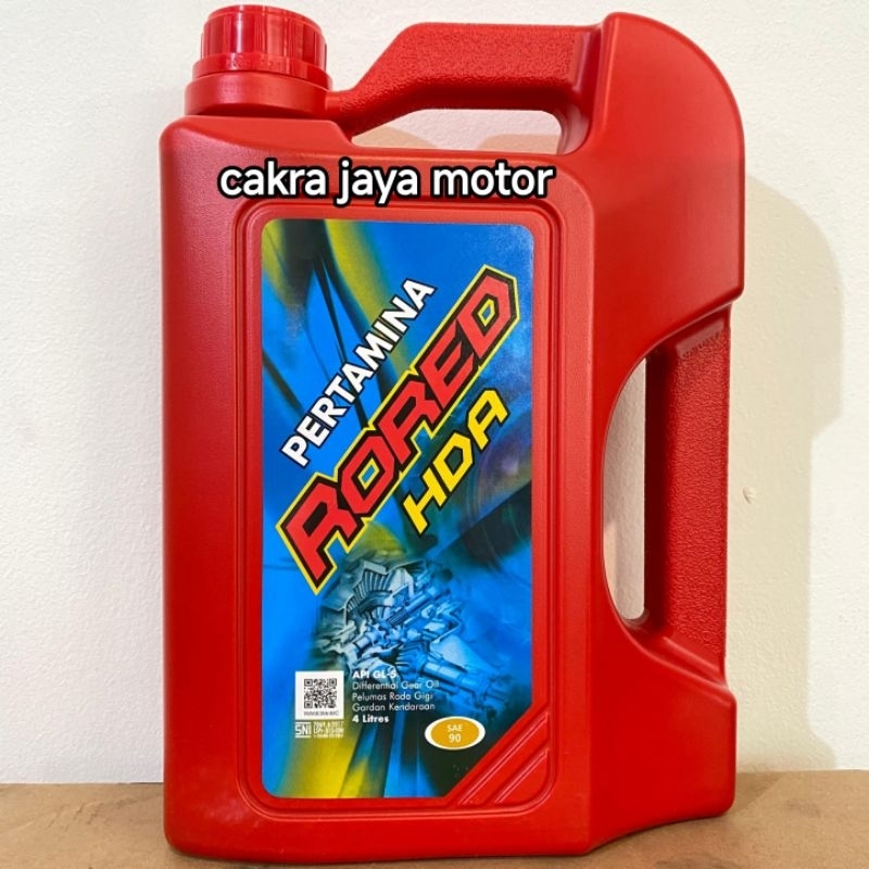 Jual Oli Rored HDA SAE 90 4L Oli Gardan Roda Gigi | Shopee Indonesia