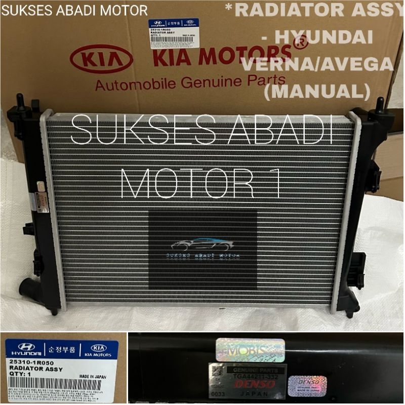 Jual RADIATOR ASSY HYUNDAI VERNA/AVEGA MANUAL ORIGINAL | Shopee Indonesia
