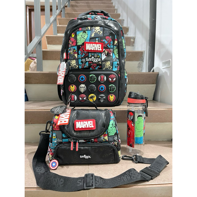 Jual Tas Anak Smig Marvel Collection Senior Backpack - Lunchbag ...