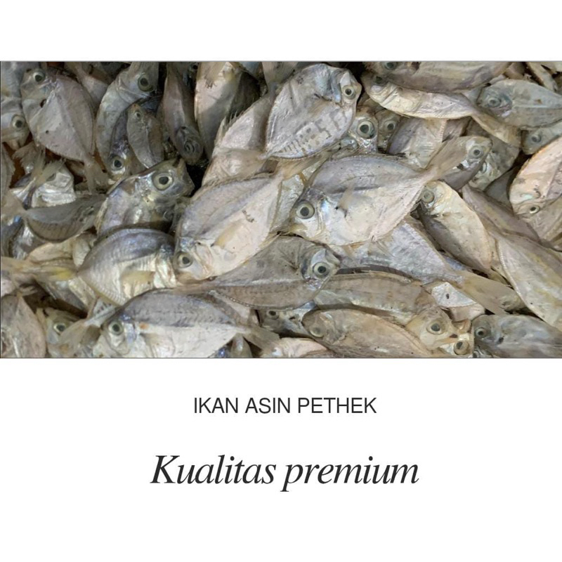 Jual Ikan Asin Petek / ikan pirik / ikan peyek 1kg Ukuran Sedang Murah ...