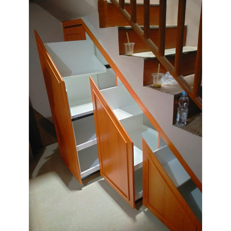 Jual Storage Bawah Tangga penutup kolong tangga kabinet lemari | Shopee ...