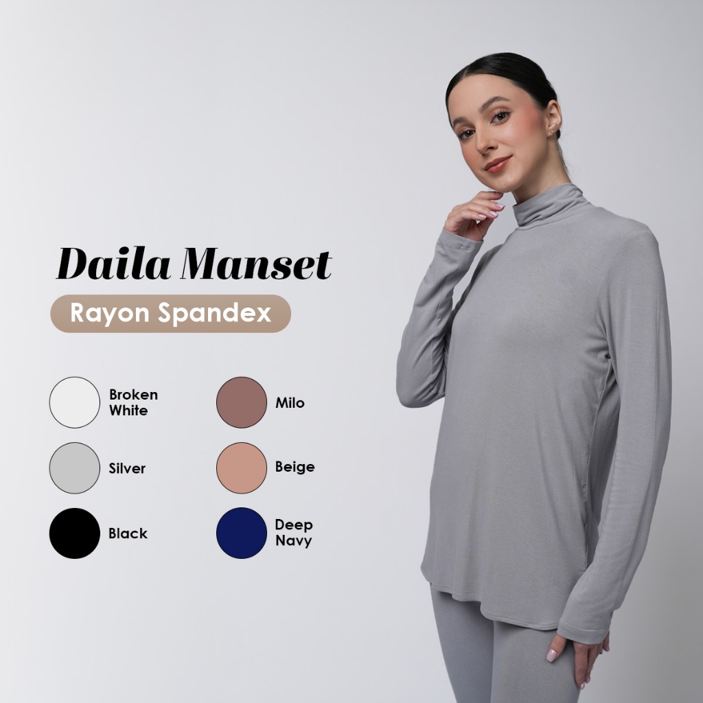 Jual Meccanism - Daila Manset Kaos Baju Premium Turtle Neck | Shopee Indonesia