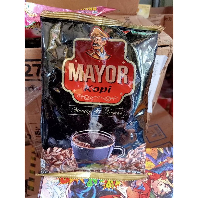 Jual Kopi Bubuk Mayor tanpa Gula kemasan 120g | Shopee Indonesia
