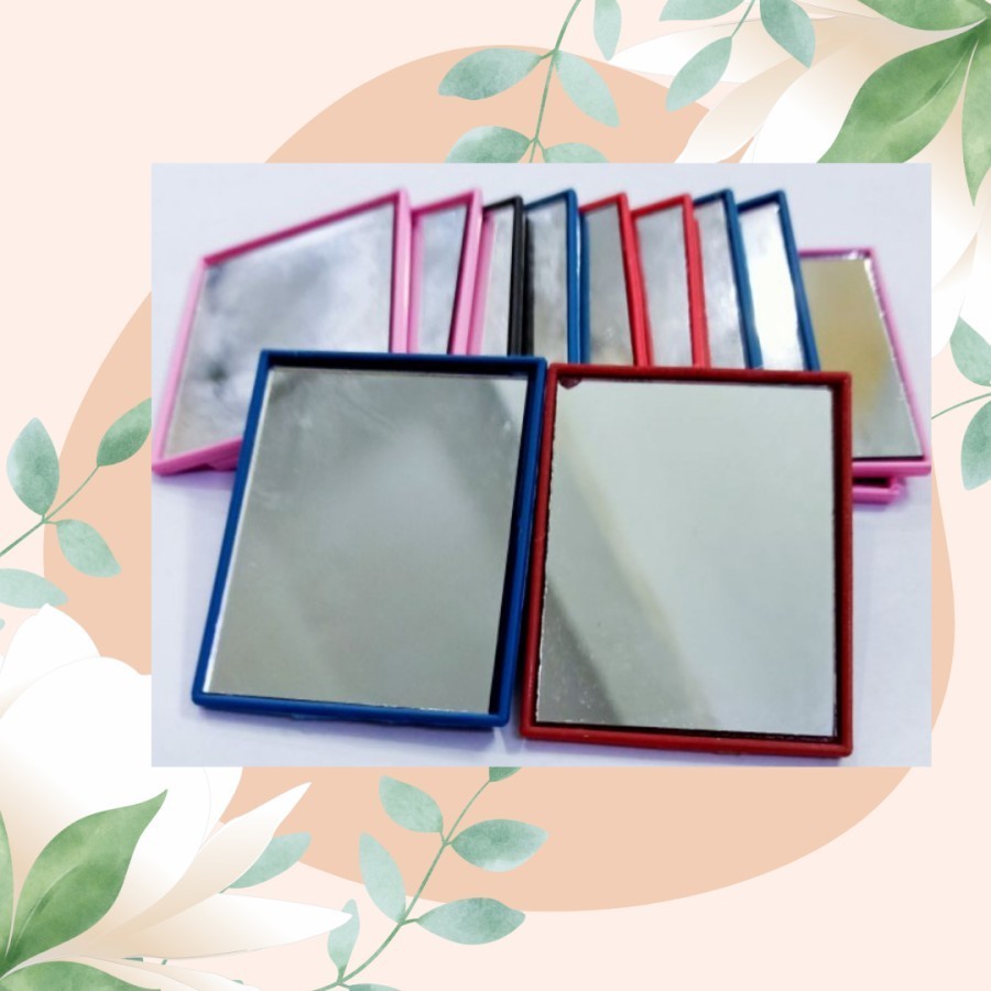 Jual kaca / cermin mini kotak polos cermin makeup | Shopee Indonesia