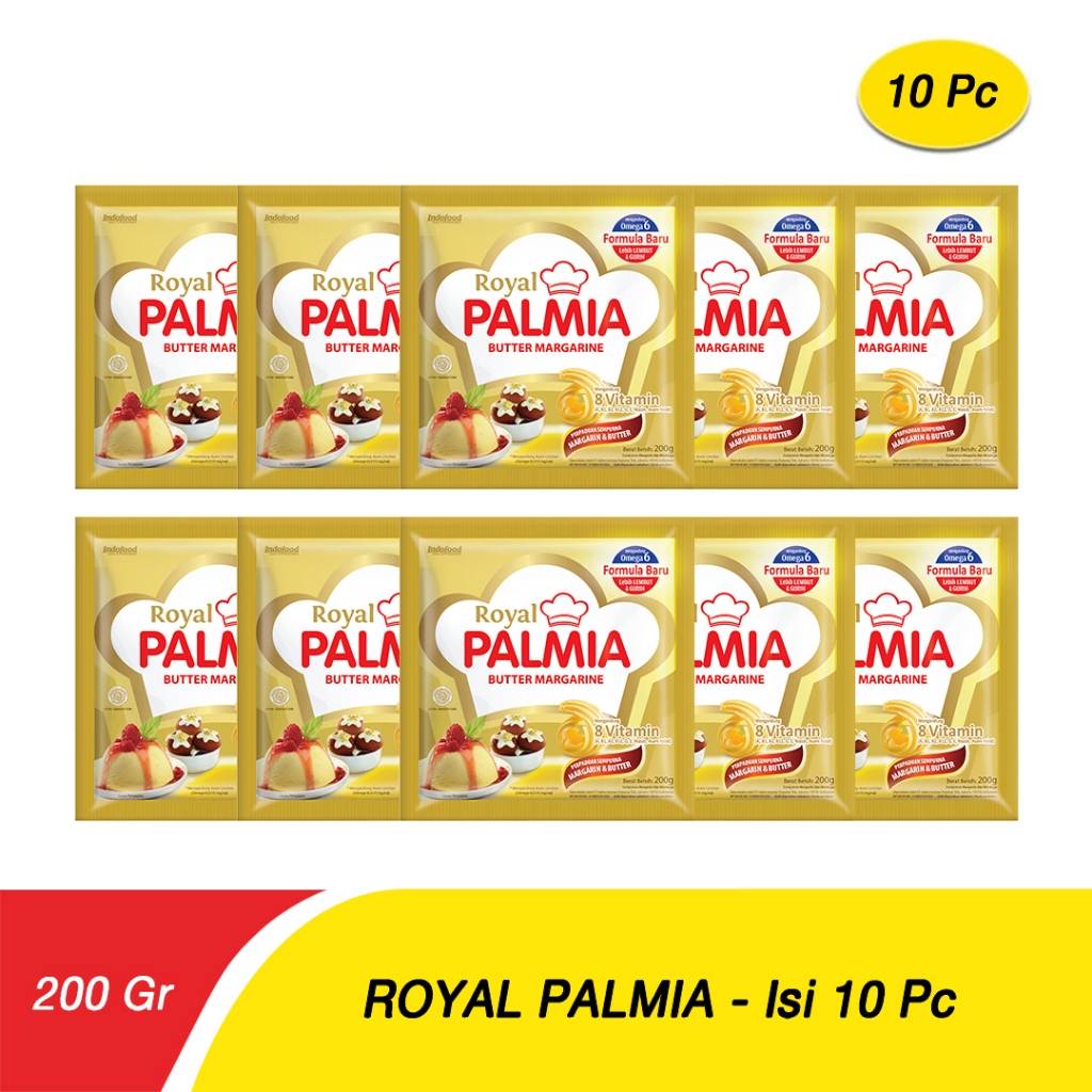Jual 10 PCS - Royal Palmia 200 Gr | Shopee Indonesia